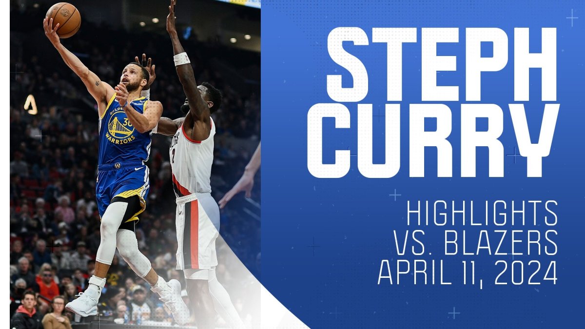 Steph Curry highlights: Watch Warriors star score 22 points vs. Blazers – NBC Sports Bay Area ...