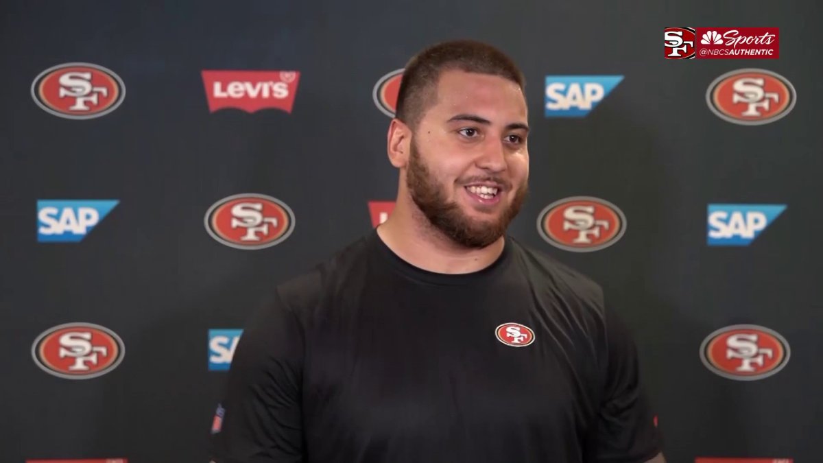 Dominick Puni eager to work with ‘super athletic’ rookie class, 49ers ...