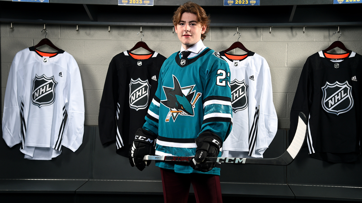 Sharks sign 2023 NHL draft pick Luca Cagnoni to entry-level contract ...