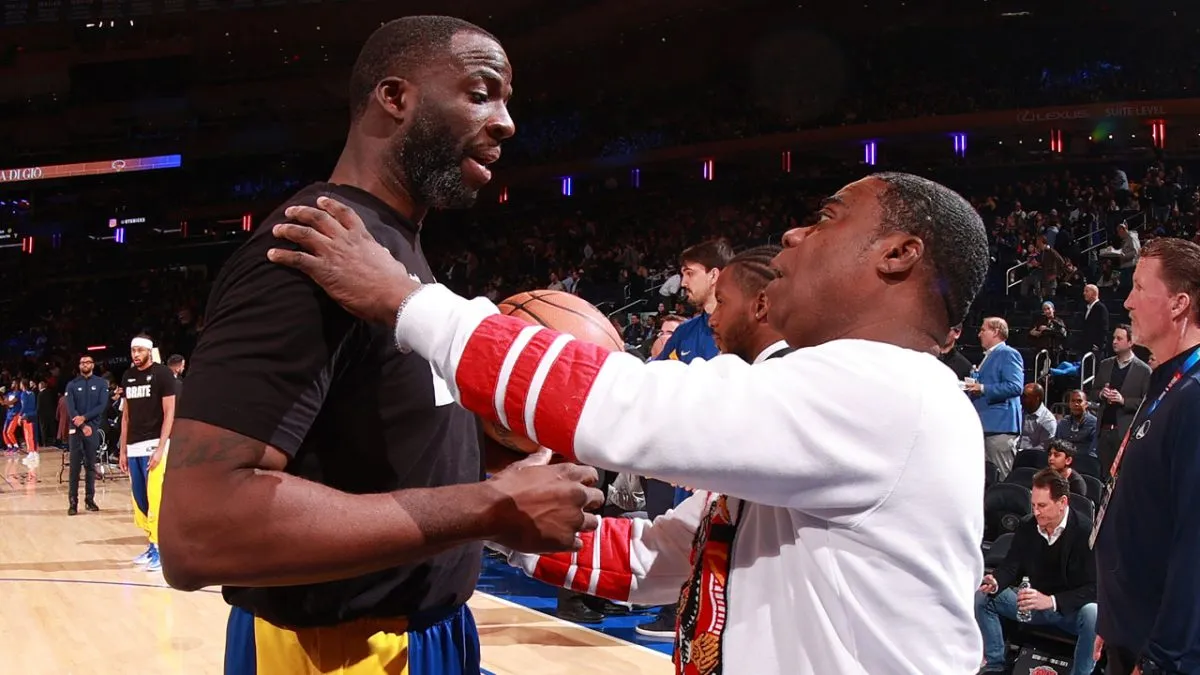 Tracy Morgan confronts Warriors’ Draymond Green for Knicks playoff take ...