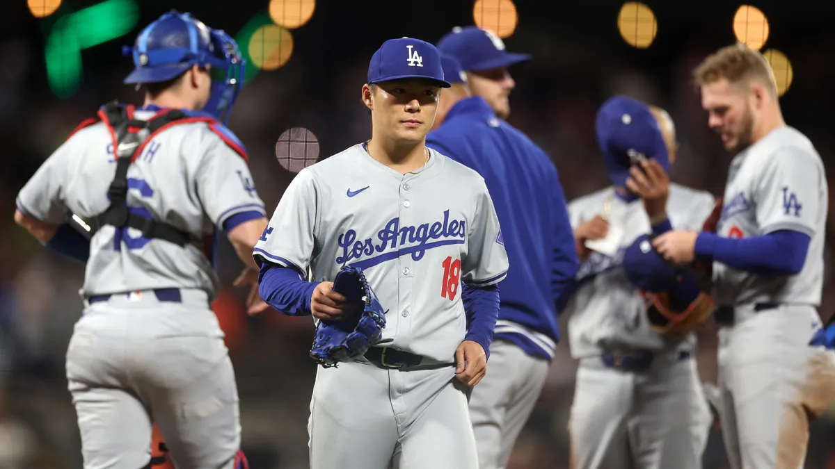 Why Yoshinobu Yamamoto’s glove was inspected during Giants vs. Dodgers ...