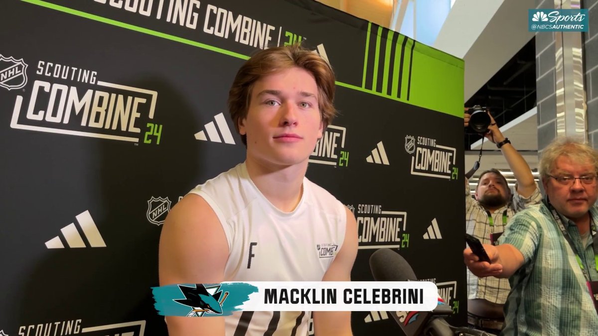 Macklin Celebrini discusses combine workout results, possibly being a ... Macklin Celebrini discusses combine workout results, possibly being a ...