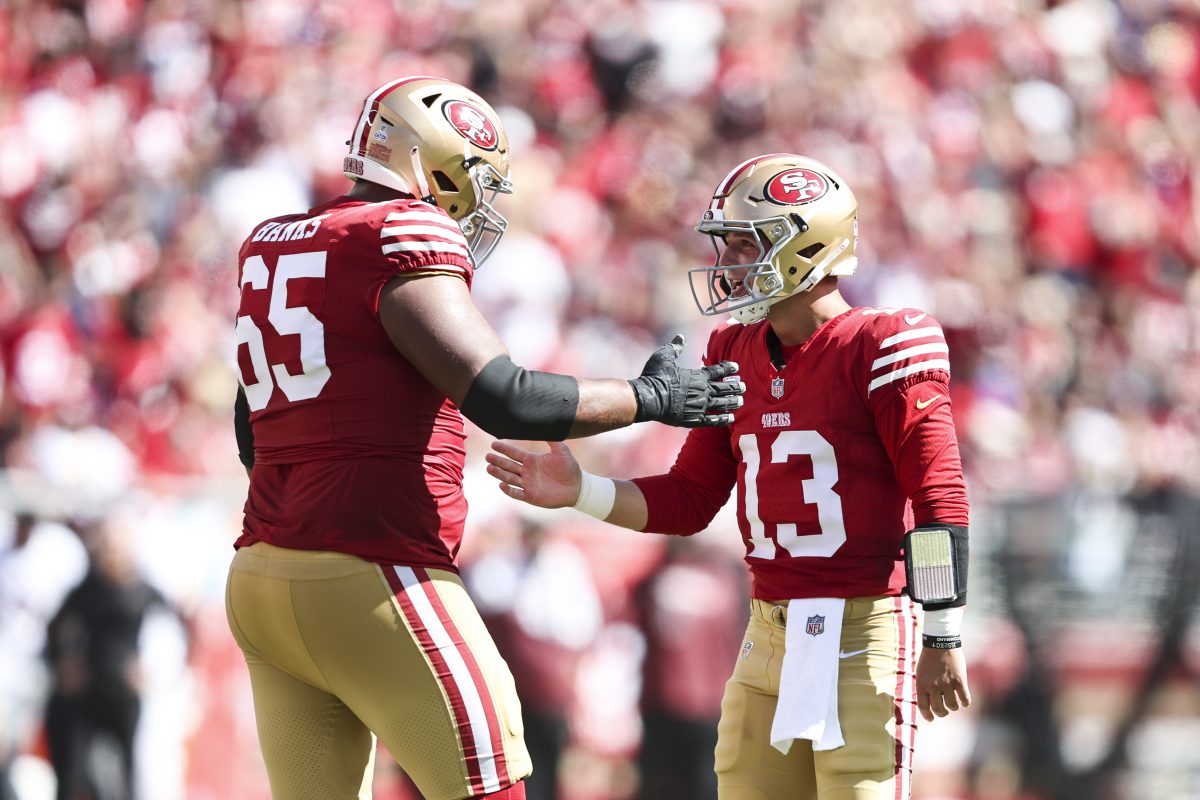 49ers’ Aaron Banks lauds Brock Purdy’s ‘confidence’, leadership ...