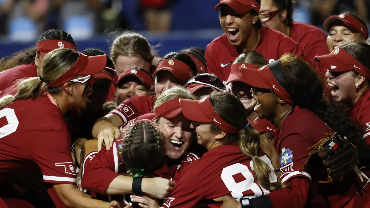 Oklahoma wins record fourth straight NCAA softball title – NBC Sports ...