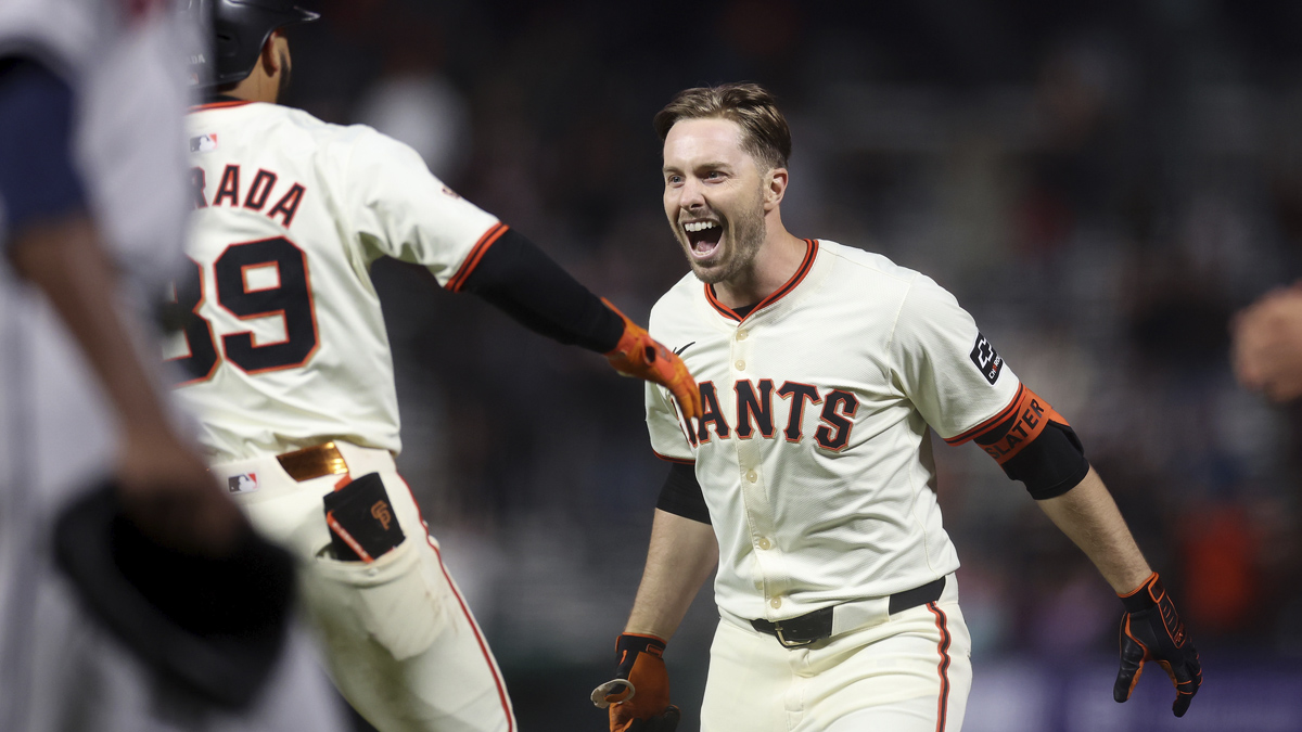 Giants observations: Austin Slater delivers walk-off hit to beat Astros ...