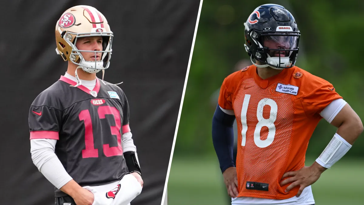 49ers QB Brock Purdy, Bears No. 1 pick Caleb Williams to train together ...