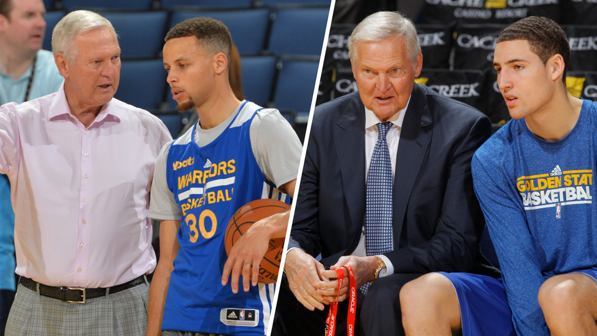 Jerry West foresaw Steph Curry, Klay Thompson’s Warriors greatness ...