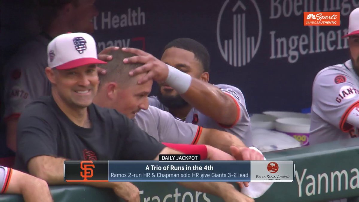 San Francisco Giants surge ahead with 4th Inning rally against Atlanta ...