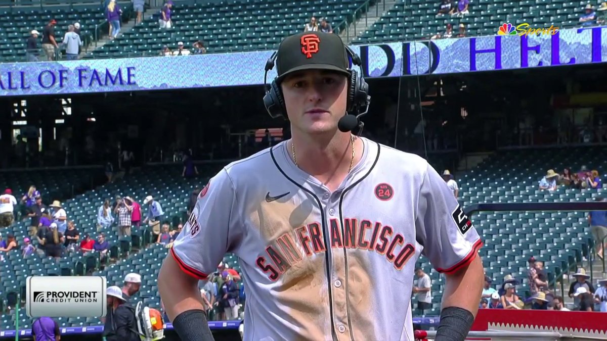 Tyler Fitzgerald discusses hot hitting stretch in Giants’ win vs ...