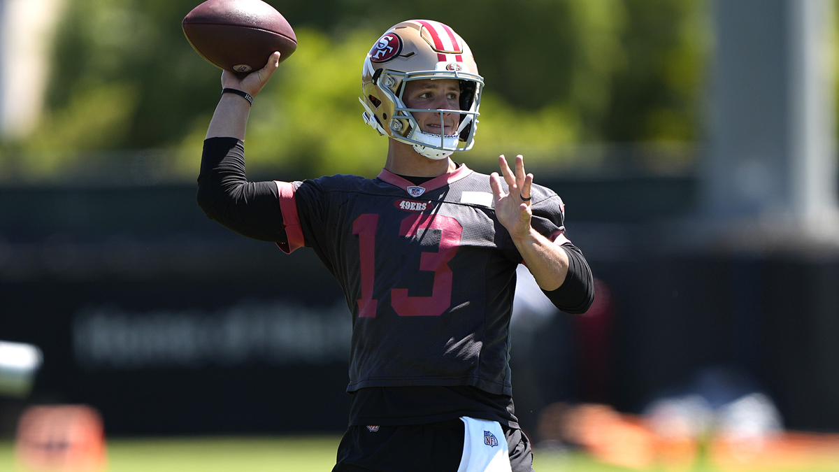 49ers QB Brock Purdy details physical development in healthy offseason ...
