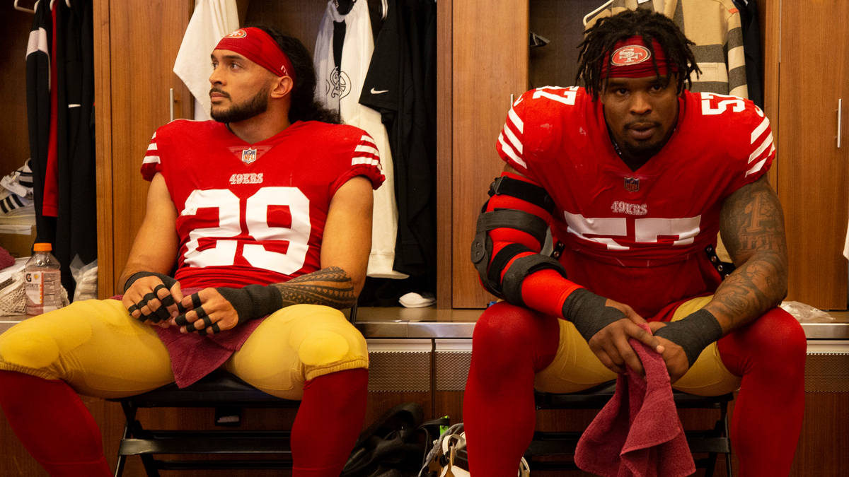 Dre Greenlaw, Talanoa Hufanga open 49ers training camp on PUP list – NBC Sports Bay Area ...