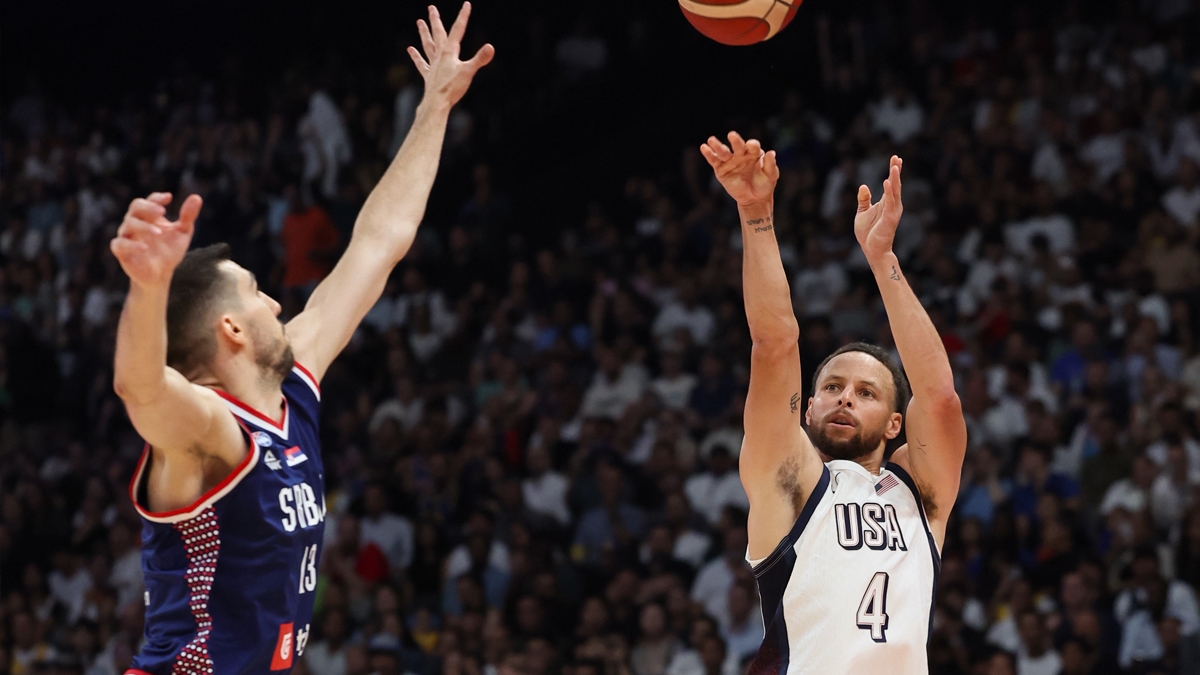Team USA’s Steph Curry erupts for huge 18-point first half vs. Serbia ...