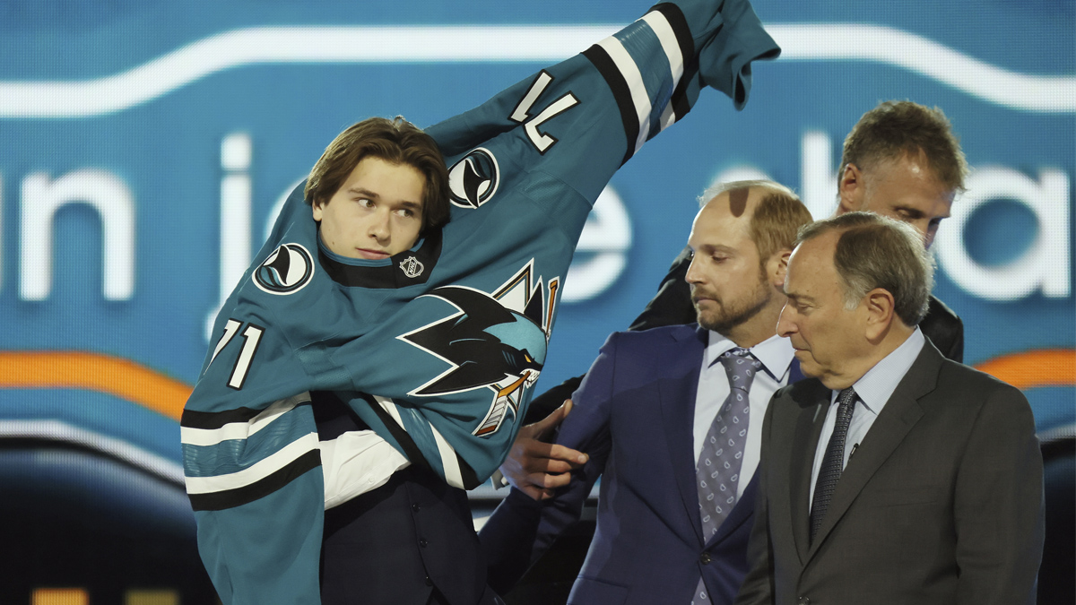 Sharks top pick Macklin Celebrini shares when he'll make NHL decision – NBC Sports Bay Area ...
