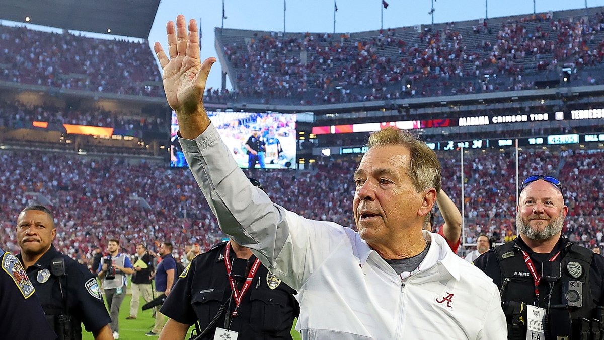 Alabama names football field after Nick Saban – NBC Sports Bay Area ...