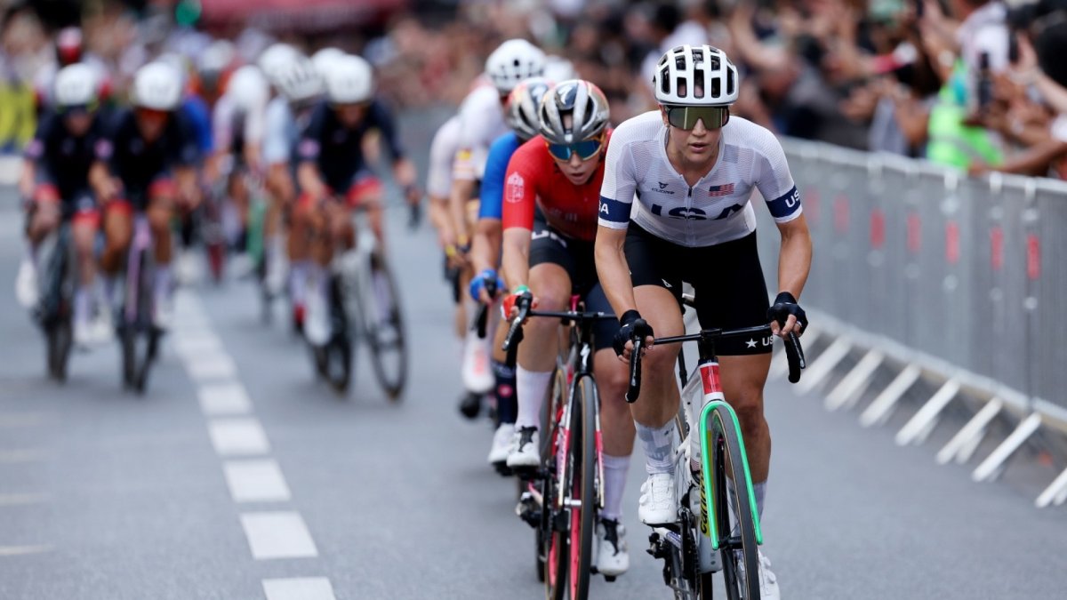 Watch as Kristen Faulkner wins gold in women’s road race with ...