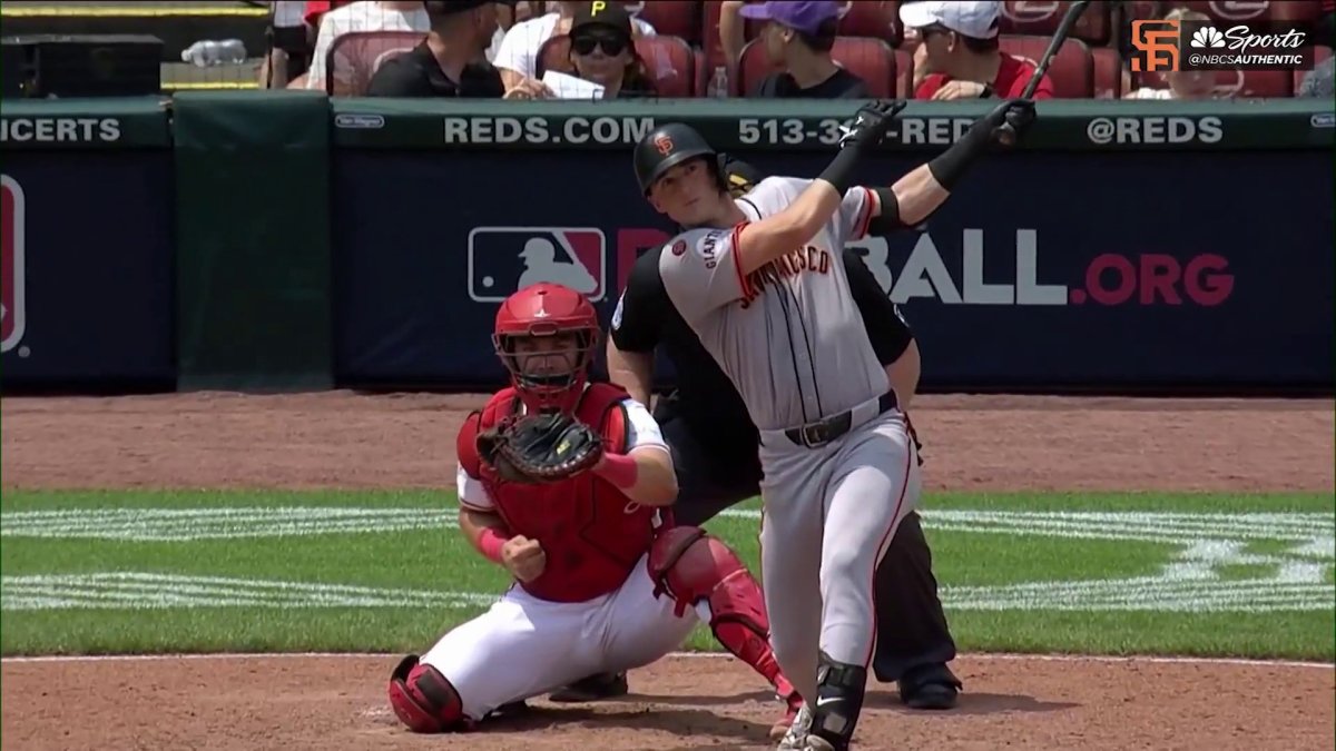 Tyler Fitzgerald breaks game open with two-run blast vs. Reds – NBC ...