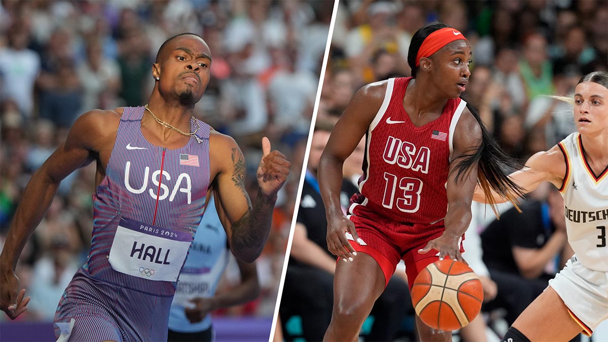 Live updates: Noah Lyles on the track, USA women’s basketball vs ...