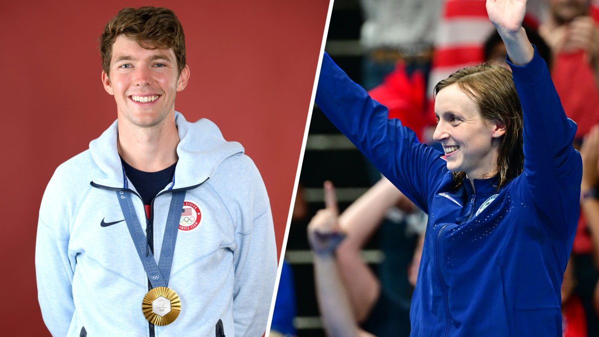 Katie Ledecky and Nick Mead named Closing Ceremony flag bearers – NBC ...