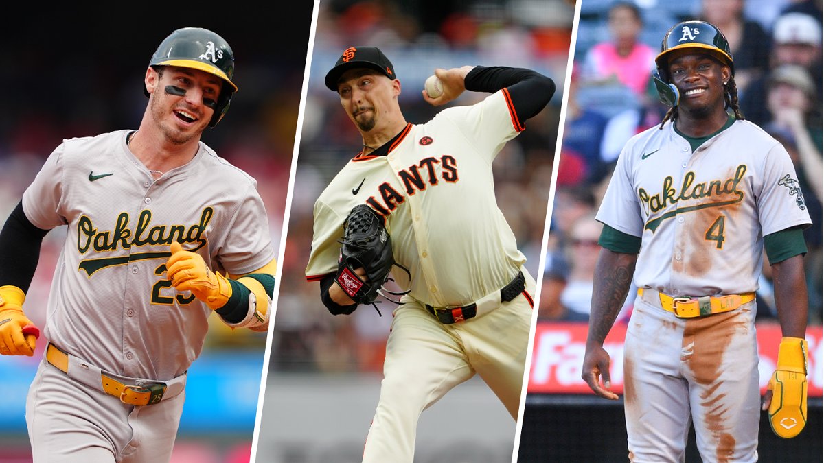 MLB lists Giants’ Blake Snell, A’s Brent Rooker, Lawrence Butler to ...