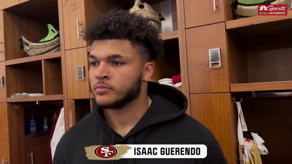 Isaac Guerendo discusses what he’s learned from Christian McCaffrey ...