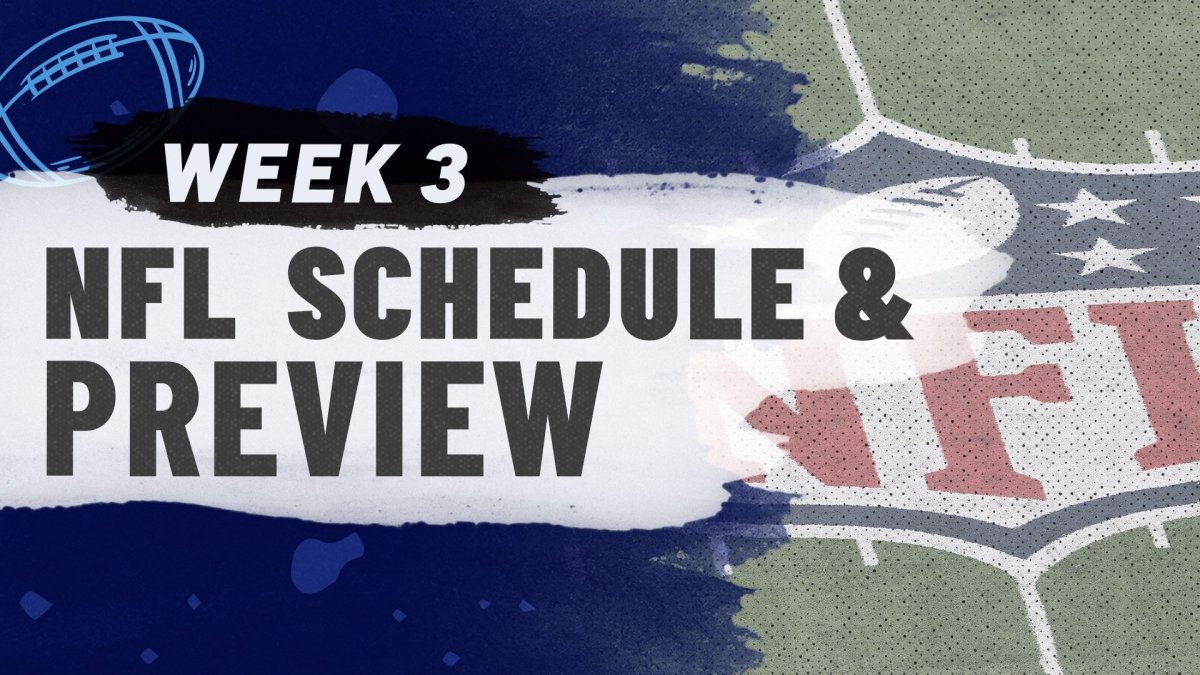 NFL Week 3 schedule, games to watch – NBC Sports Bay Area & California
