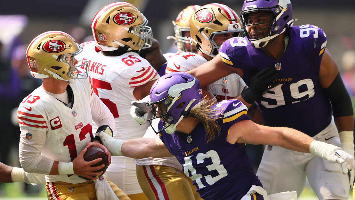 49ers overreactions: Are trenches to blame for shaky play vs. Vikings ...