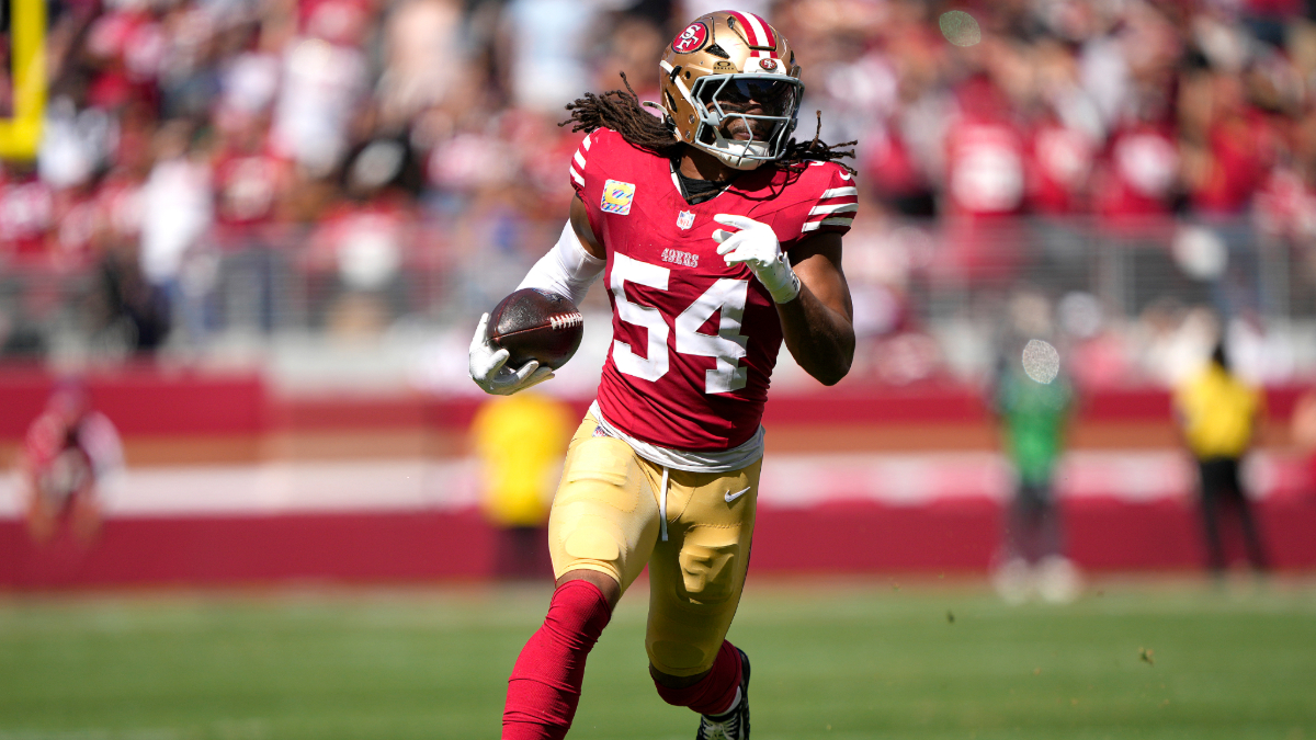 Fred Warner’s wife amazingly predicts 49ers star’s pick-six vs Patriots ...