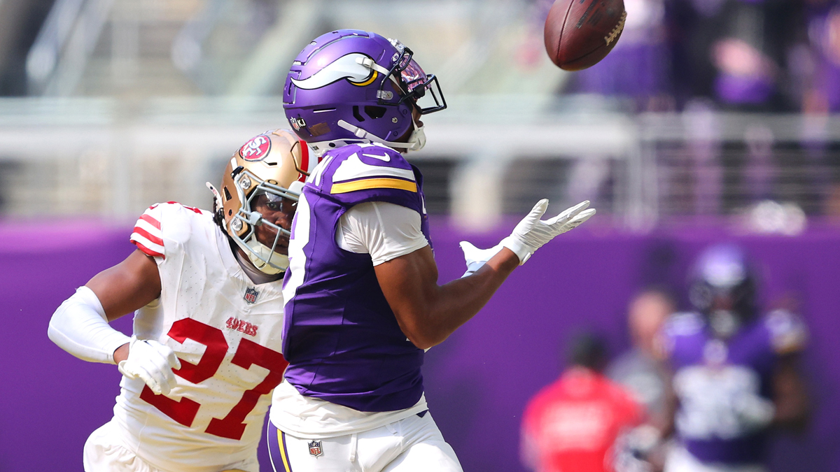 Viral ref from Justin Jefferson TD vs. 49ers was college running back ...