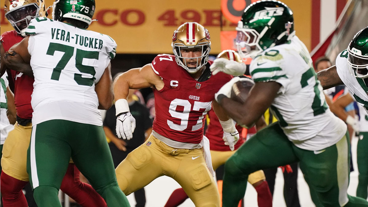 Nick Bosa, 49ers preparing for ‘better’ Vikings team after Jets win ...