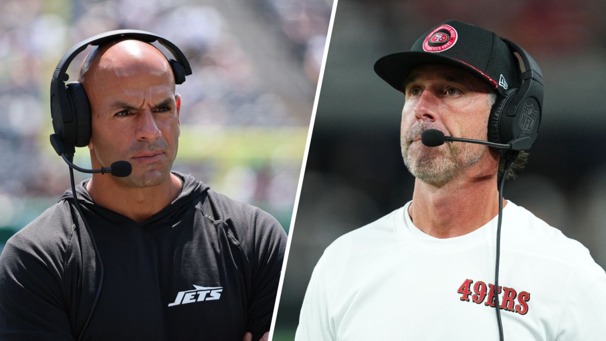 Kyle Shanahan’s funny Robert Saleh plea ignored before 49ers vs. Jets ...