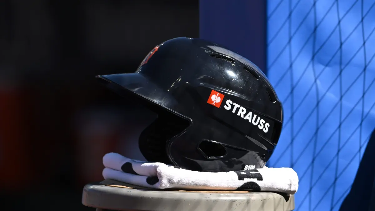 What is STRAUSS on MLB helmets? – NBC Sports Bay Area & California