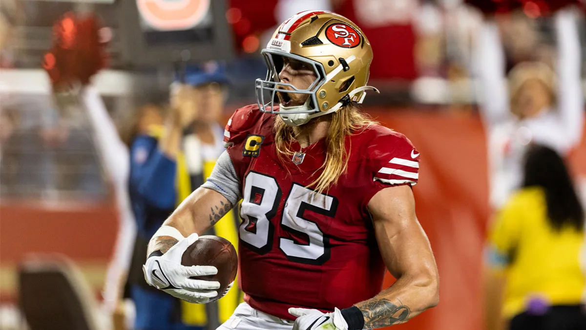 George Kittle joins elite 49ers company on National Tight Ends Day ...