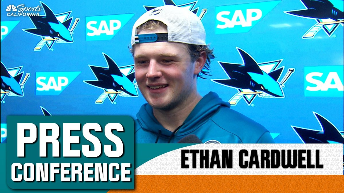 Ethan Cardwell claims he ‘blacked out’ after first NHL goal vs. Kraken ...