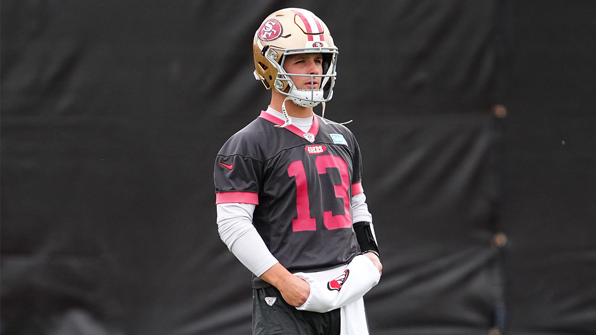 Why 49ers QB Brock Purdy exited 49ers practice, per Kyle Shanahan – NBC ...