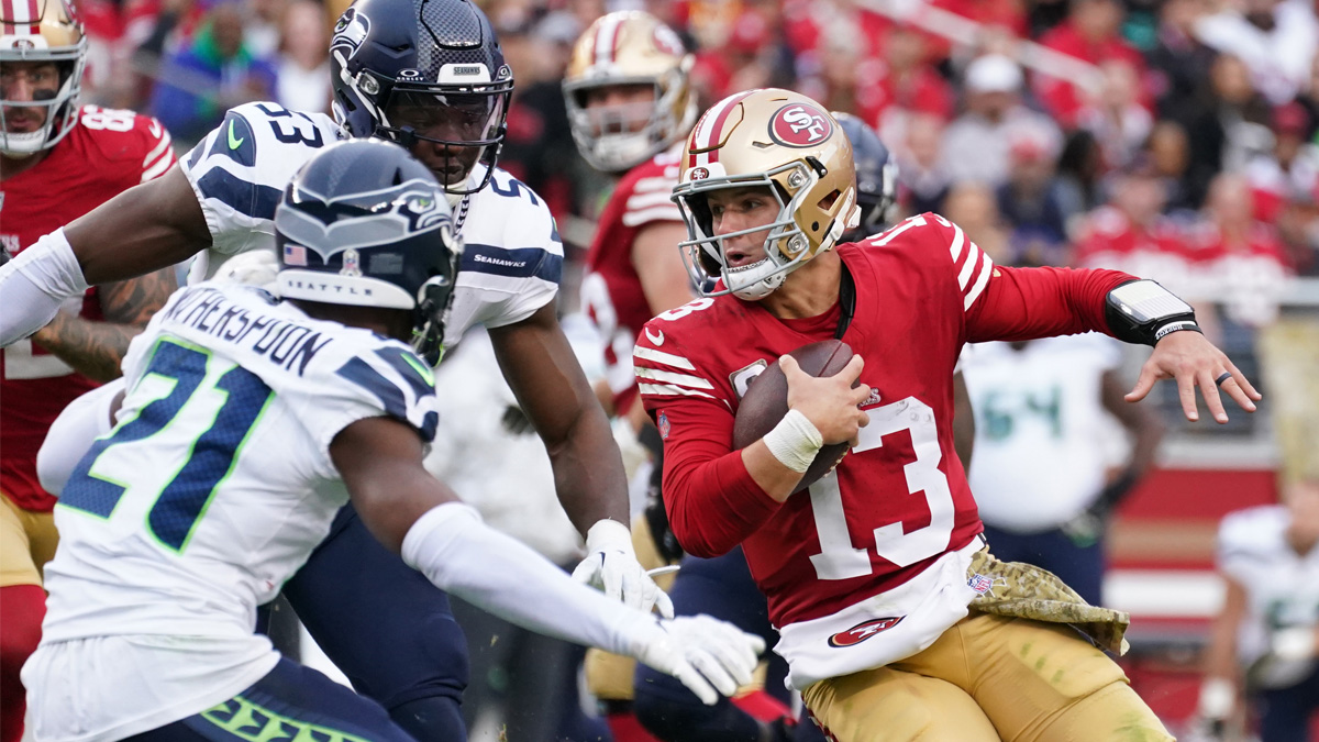 49ers injury report: Brock Purdy day to day; George Kittle to practice ...