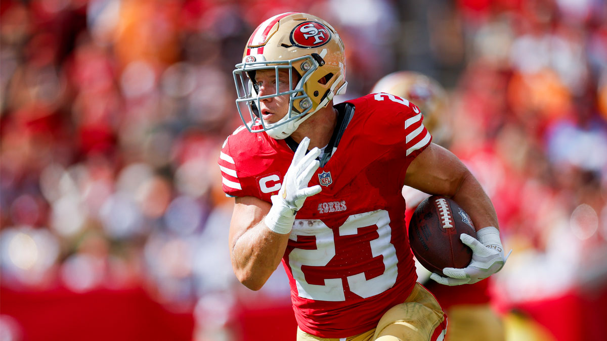 Christian McCaffrey finding ‘groove’ after 49ers return vs. Buccaneers ...