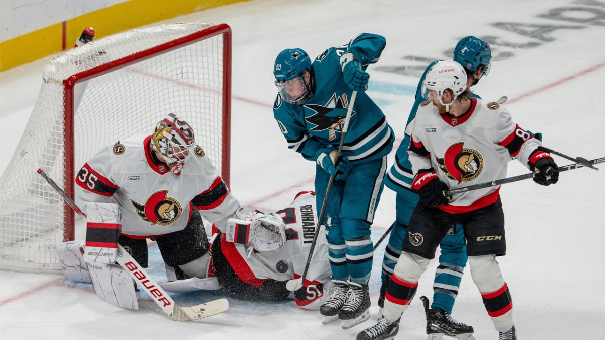 Sharks display better hockey performance in loss than win vs. Senators ...