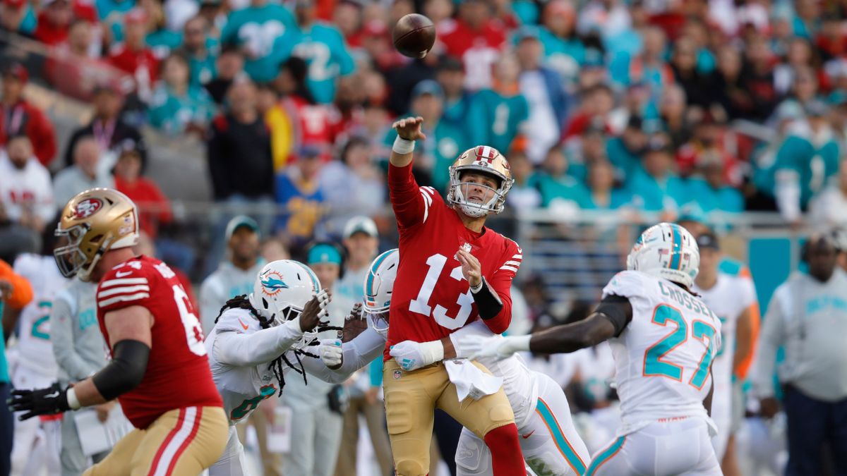 Brock Purdy’s NFL debut in 49ers vs Dolphins recalled by Kyle Shanahan ...