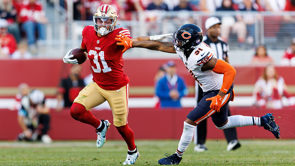 Rookie Isaac Guerendo not concerned about foot injury from 49ers’ win – NBC Sports Bay Area ...