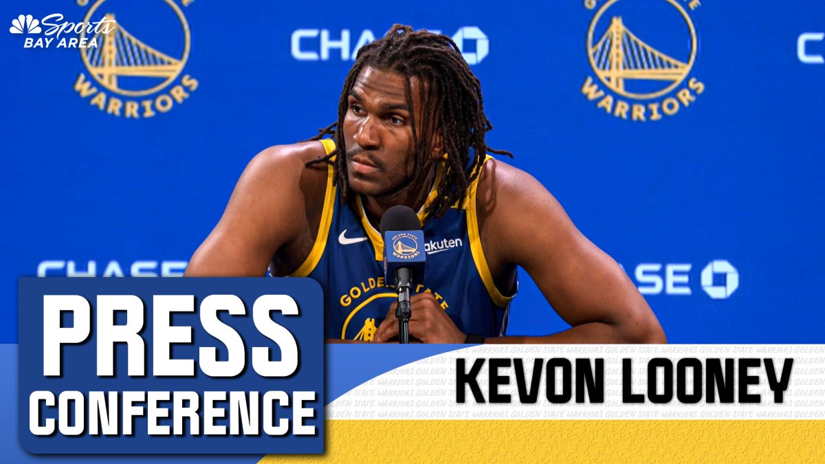 Kevon Looney compares playing with Draymond Green vs. Jonathan Kuminga ...