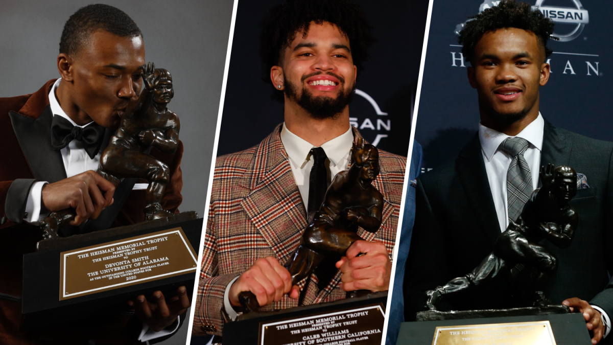 Schools with most Heisman Trophy winners in college football history ...