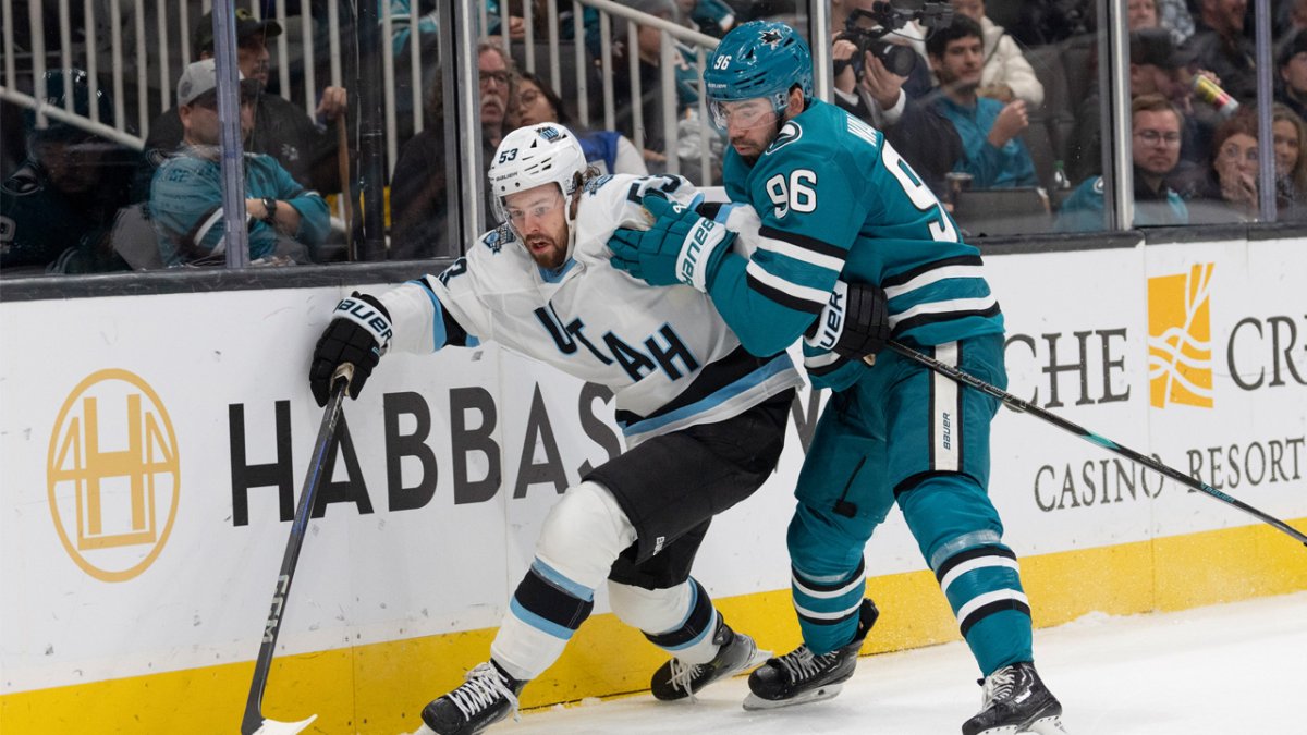 Sharks admit officials didn’t cost them game in loss to Utah Hockey Club – NBC Sports Bay Area ...