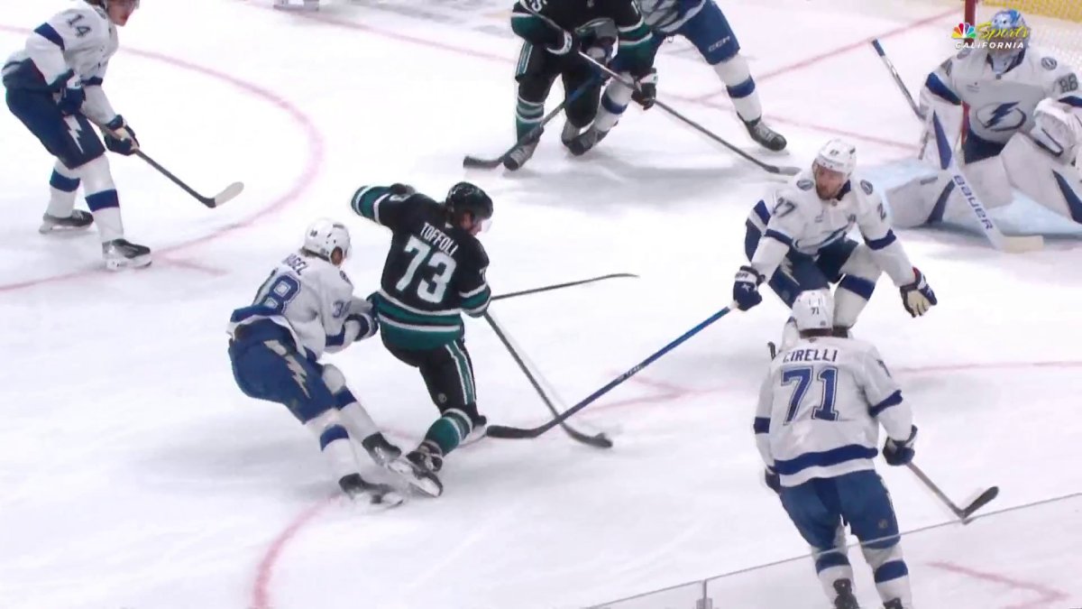 Tyler Toffoli’s incredible toe-drag goal gives Sharks 1-0 lead vs ...