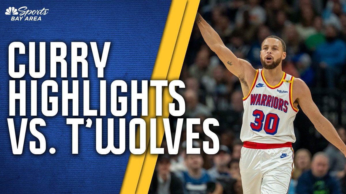 Steph Curry highlights: Watch Warriors star score 31 points vs. Timberwolves – NBC Sports Bay ...