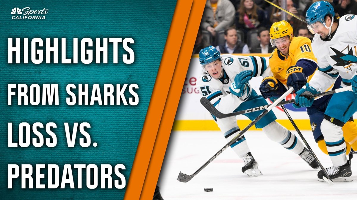 Sharks collapse, blow four-goal lead in ugly 7-5 loss to Predators ...
