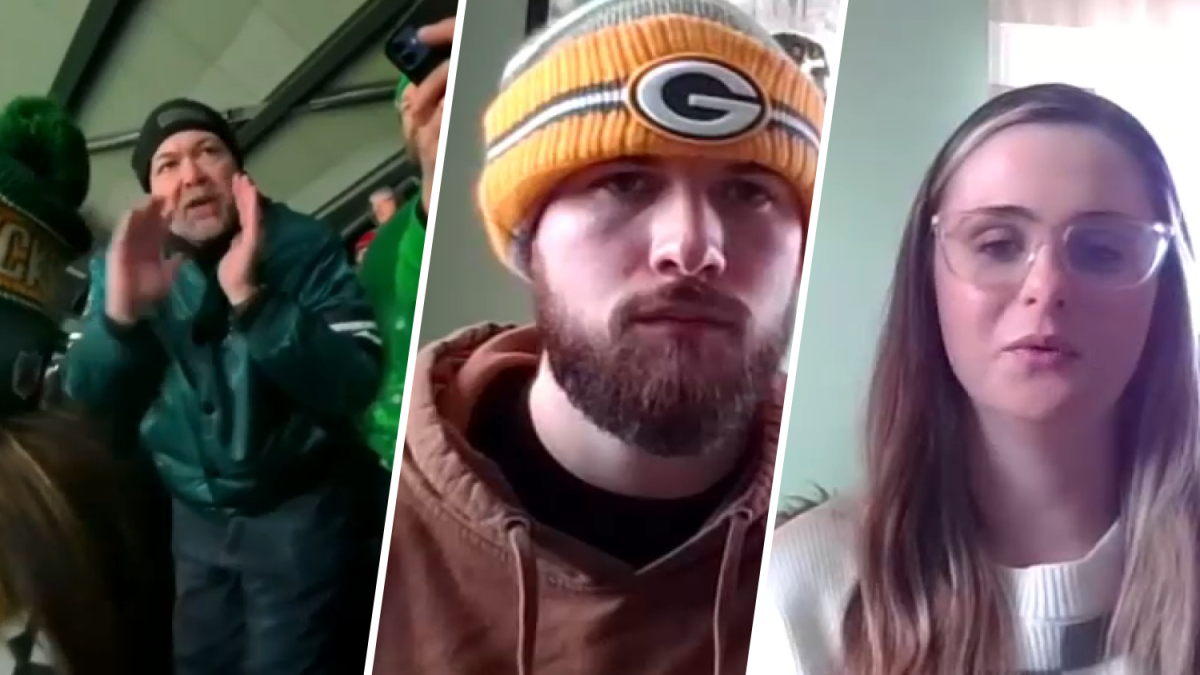 Packers fans who were harassed by Eagles fan speak out – NBC Sports Bay ...