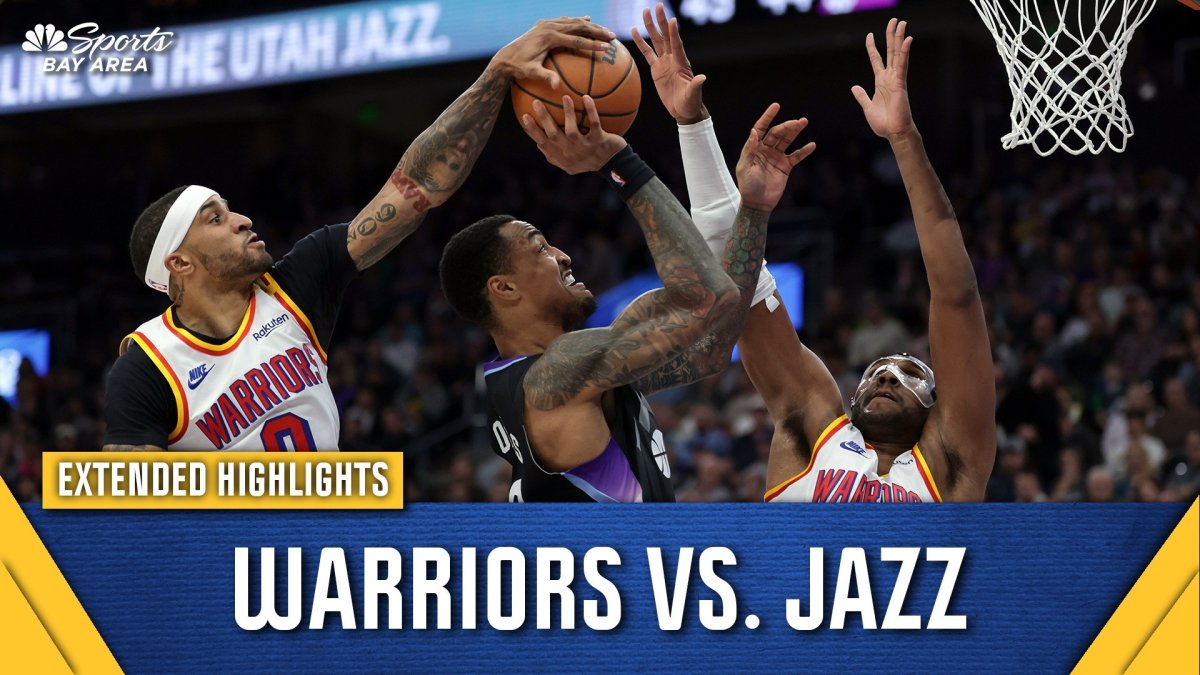 Warriors vs. Jazz highlights: Top plays in Golden State’s 131-128 loss – NBC Sports Bay Area ...