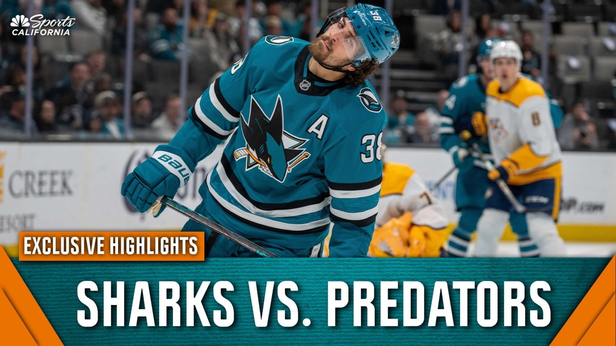Sharks’ third-period rally falls short in one-goal loss to Predators ...
