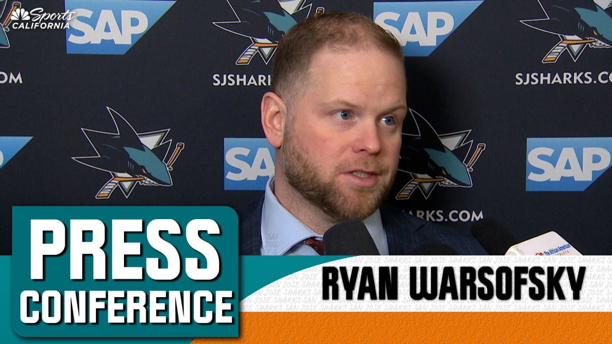 Ryan Warsofsky states Sharks close to finding selves after win vs ...