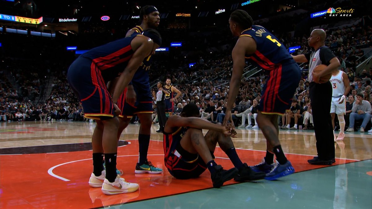 Jonathan Kuminga exits Warriors vs. Spurs with apparent injury – NBC Sports Bay Area & California